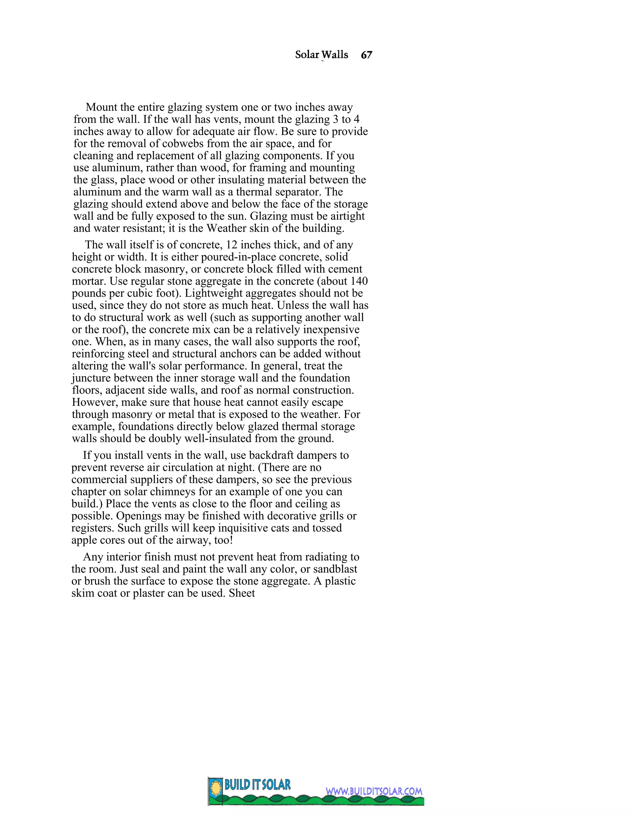 Solar Walls, Greenhouses and Organic Gardening | PDF