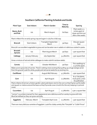 Southern California Preschool Garden Primer | PDF | Gardening | Home ...