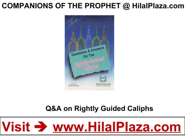 Companions of the prophet islamic-books | PPT | Islam | Religion ...