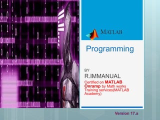 COMPANION TO MATRICES SESSION I.pptx