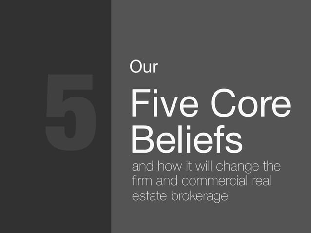 Our Five Core Beliefs | PPT