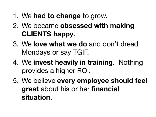 Our Five Core Beliefs | PPT