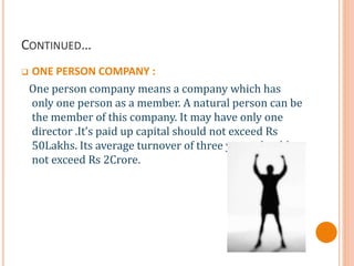 MEANING AND DEFINITION OF COMPANY, IT'S CHARACTERISTICS AND TYPES OF ...