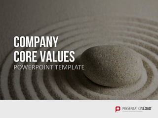 Company core-values - english templates | PPT