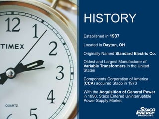 Staco Energy: Corporate Overview | PPT