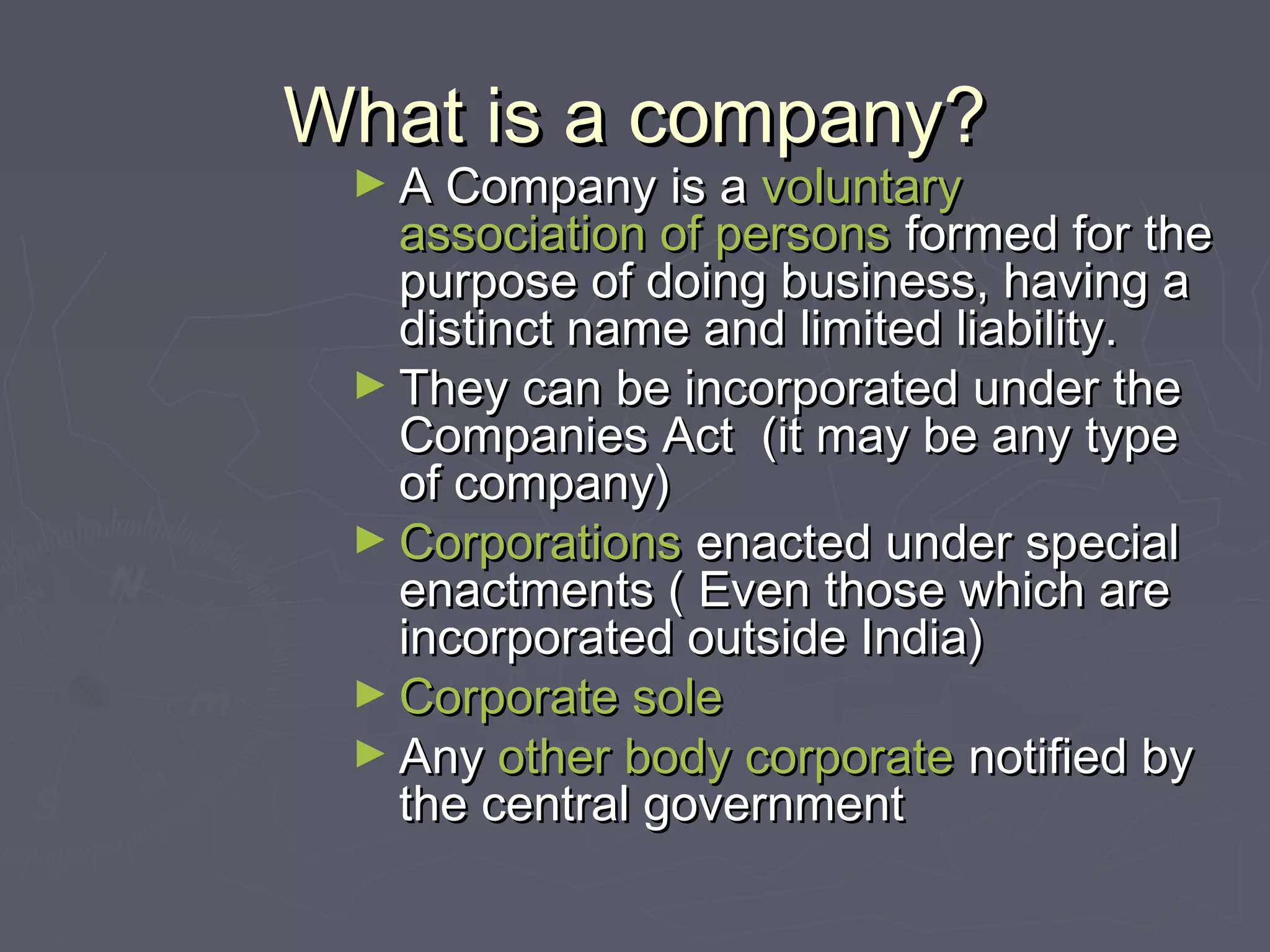 Company law ppt | PPT