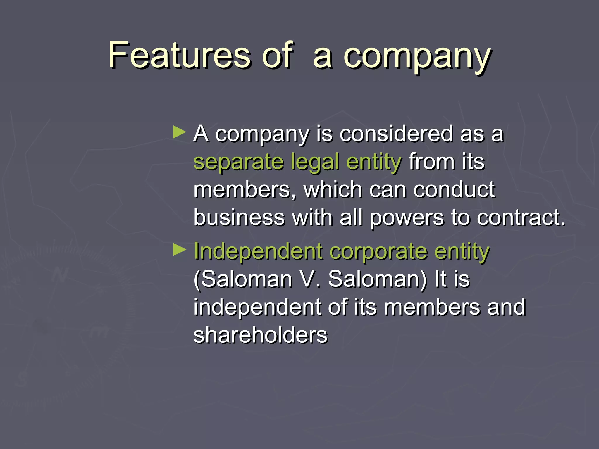 Company law ppt | PPT