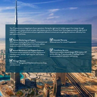 Pinnacle - ERP Software Dubai, IT Support and Infrastructure | PDF