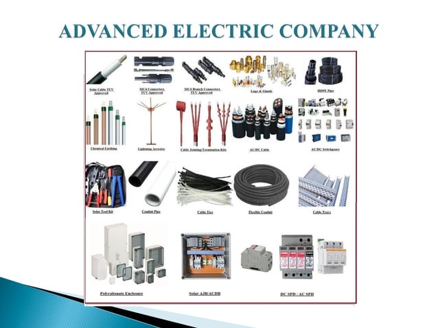Electric Products By Advanced Electric Company | PPT
