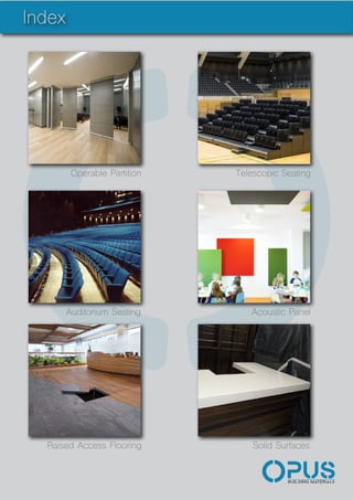 Opus architectural Finishing Products | PDF