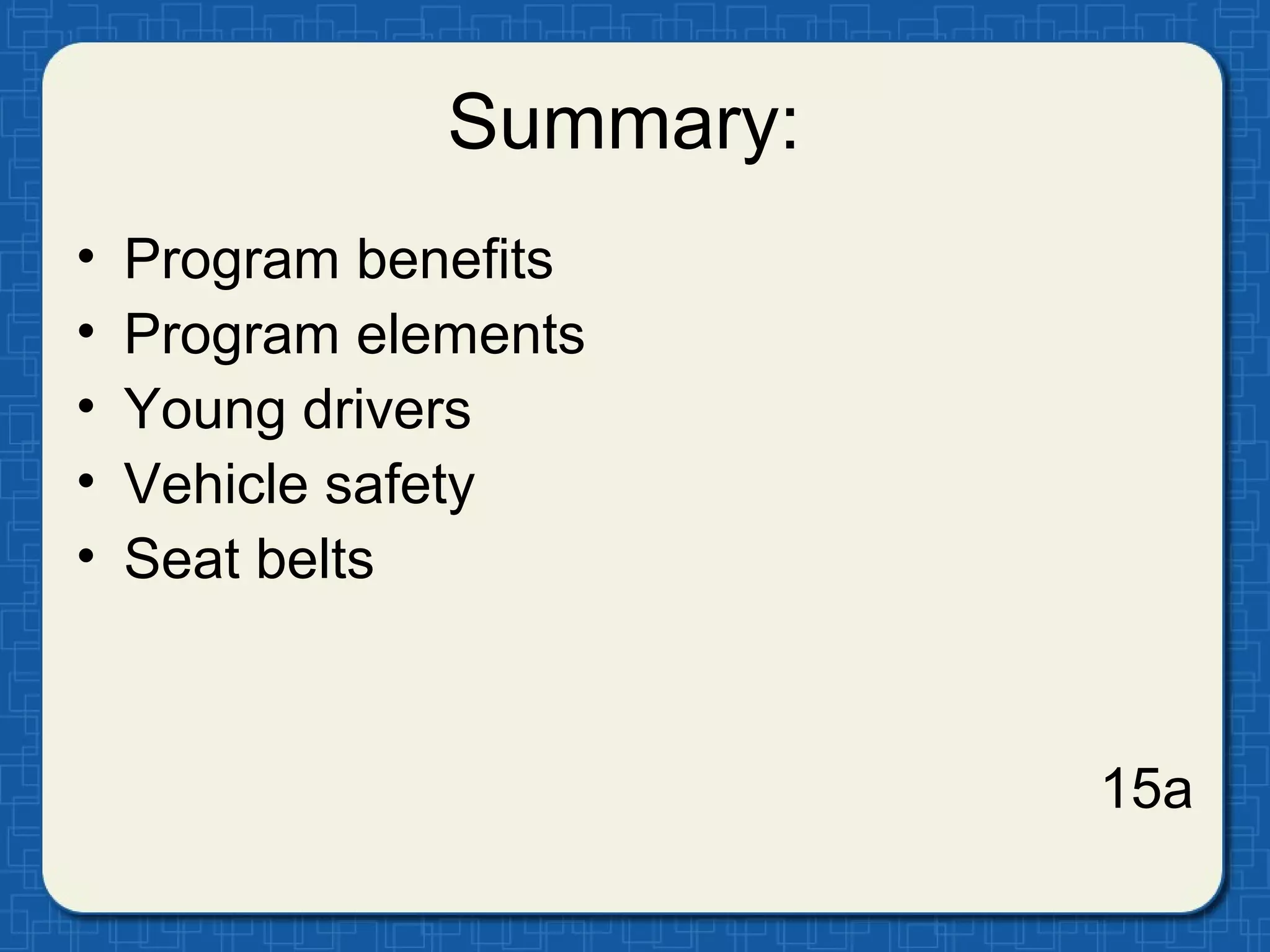 Company vehicle-safety | PPT