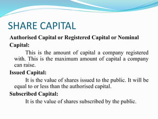 Company accounts | PPT