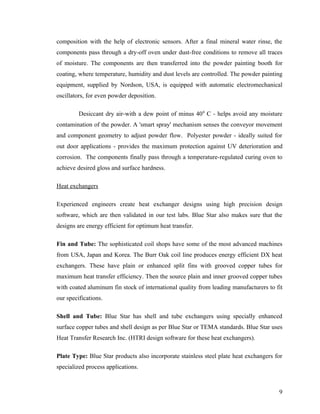 Company Analysis Of Blue Star | DOC