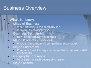 Company Analysis Presentation Updated | PPT