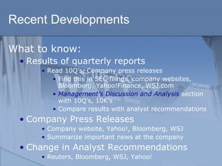 Company Analysis Presentation Updated | PPT