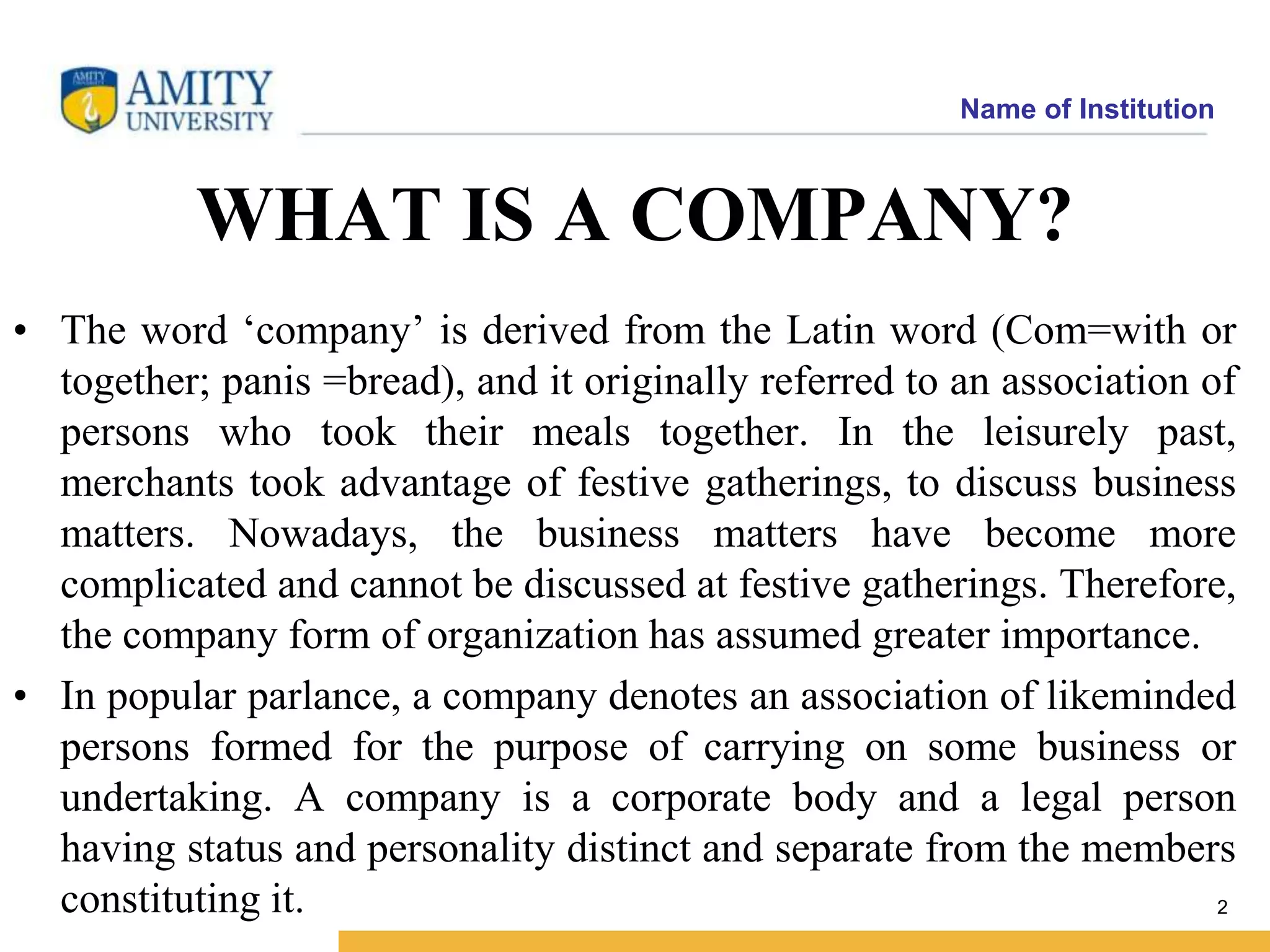 Company and its Characteristics.ppt