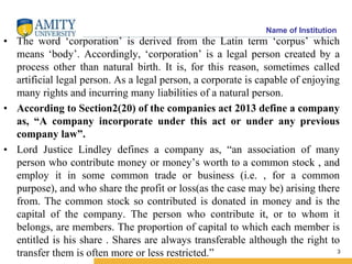 Company and its Characteristics.ppt