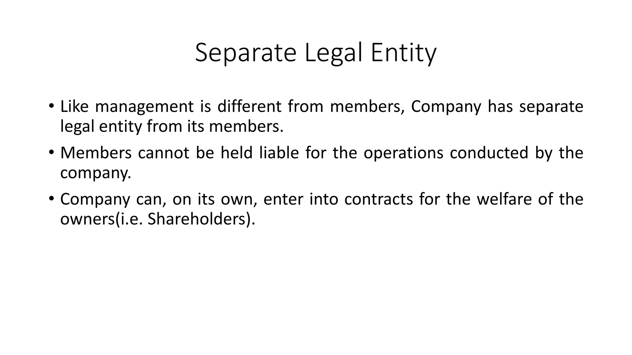 Company and its features | PPTX