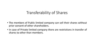 Company and its features | PPTX