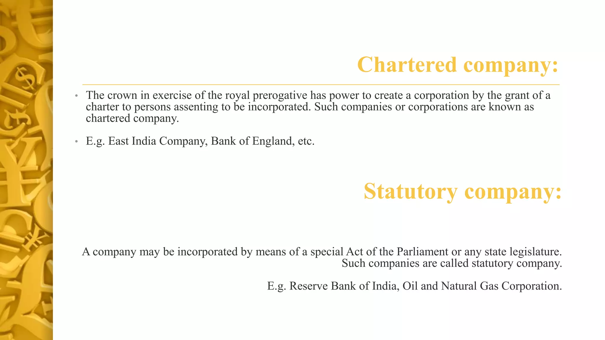Company and its types | PPTX