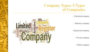 Company and its types | PPTX