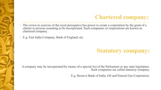 Company and its types | PPTX