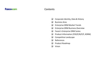 Fasoo Company And Product Information | PPT