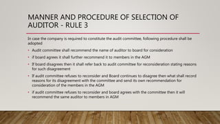 Company audit and company auditor | PPTX