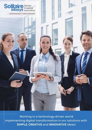 Company Brochure Solitaire Infosys | PDF