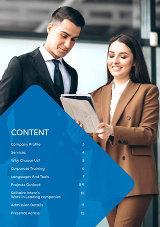 Company Brochure Solitaire Infosys | PDF