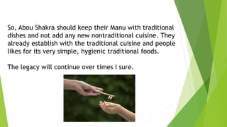 Company case of abou shakra. | PPT