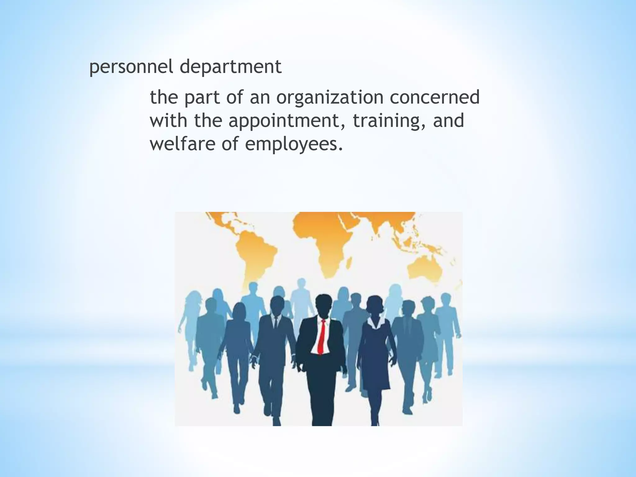 Company Departments - ESL Vocabulary | PPT