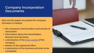 Company Formation in Ireland | PDF