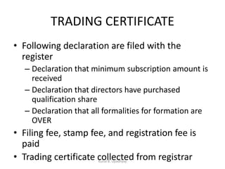 BBA-SEM-1-FBO-Company formation stages | PPTX