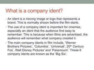 Company idents | PPTX