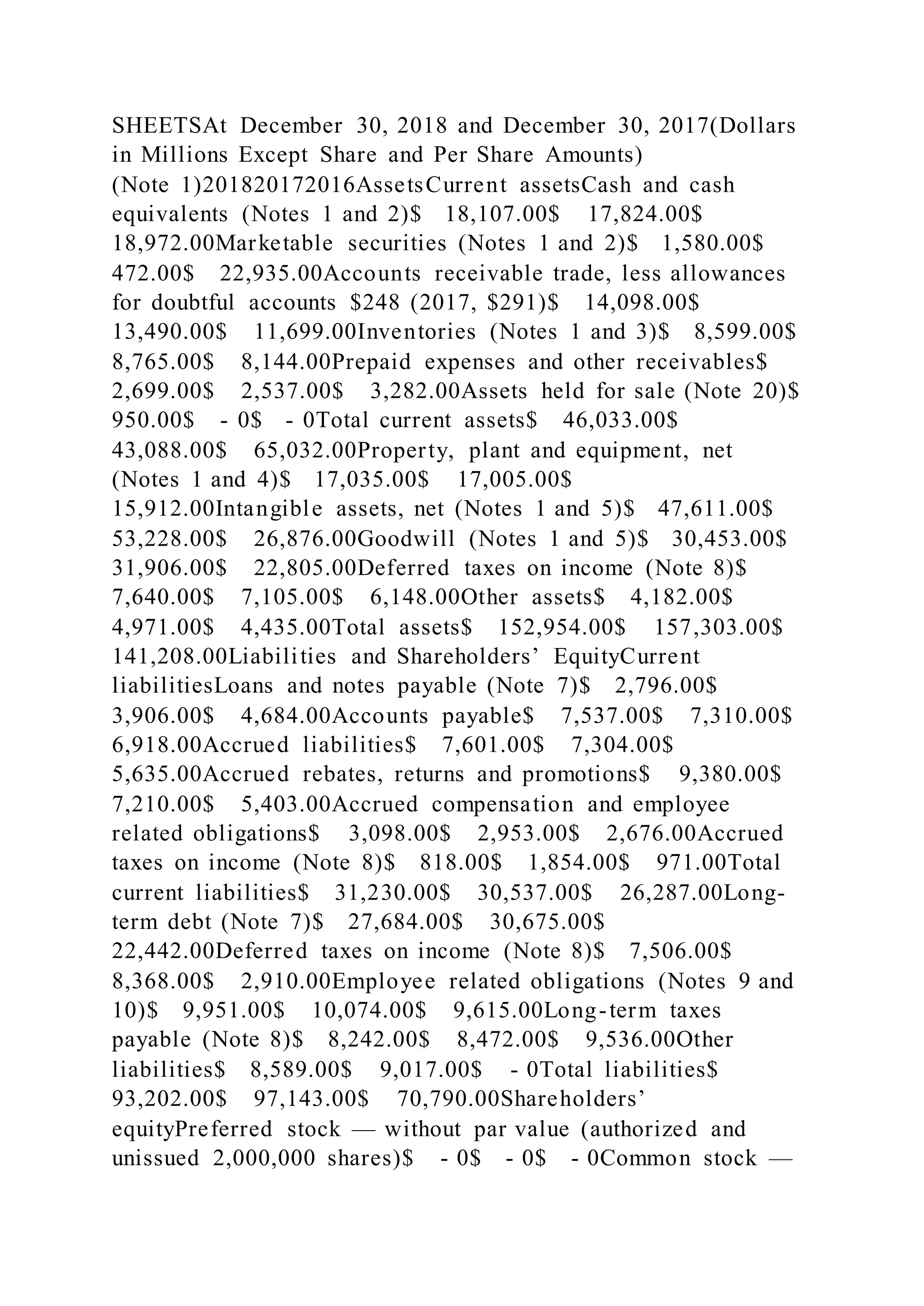 Company information acct 370 excel projectjohnson & johnsoncompany | DOCX