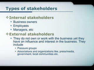 Company is not managing good relationship with stakeholders | PPT