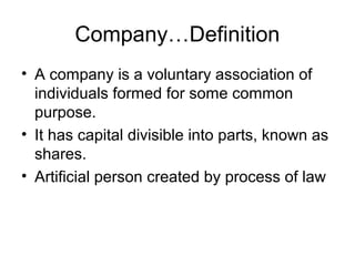 Company law | PPT