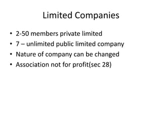 A Brief Presentation on Company Law 1994 in Bangladesh.ppt