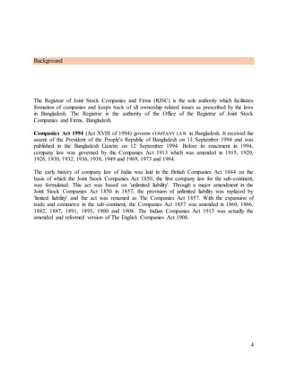 Company law 1994 summary final | DOCX