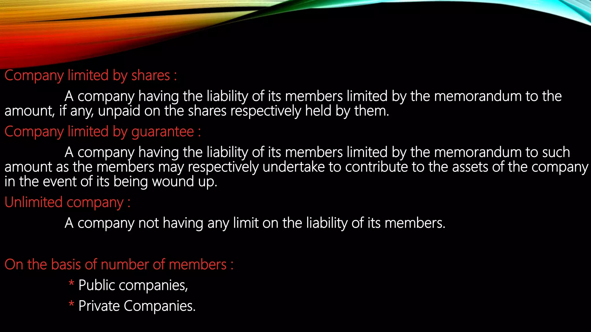 Company law introduction | PPTX