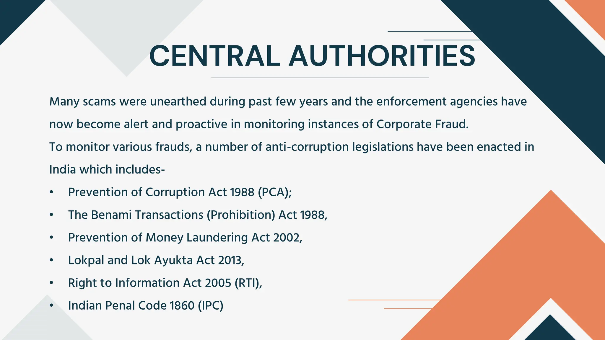role of regulatory authorities in detecting corporate frauds.pptx