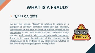 role of regulatory authorities in detecting corporate frauds.pptx
