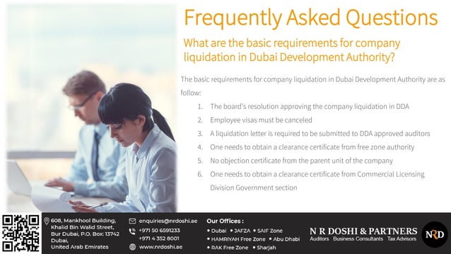 Company liquidation procedure with dubai development authority dda dubai in 2020 | PDF