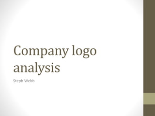 Company logo analysis | PPT | Free Download