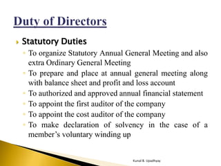 BBA-SEM-1-FBO-Company management and directors | PPT