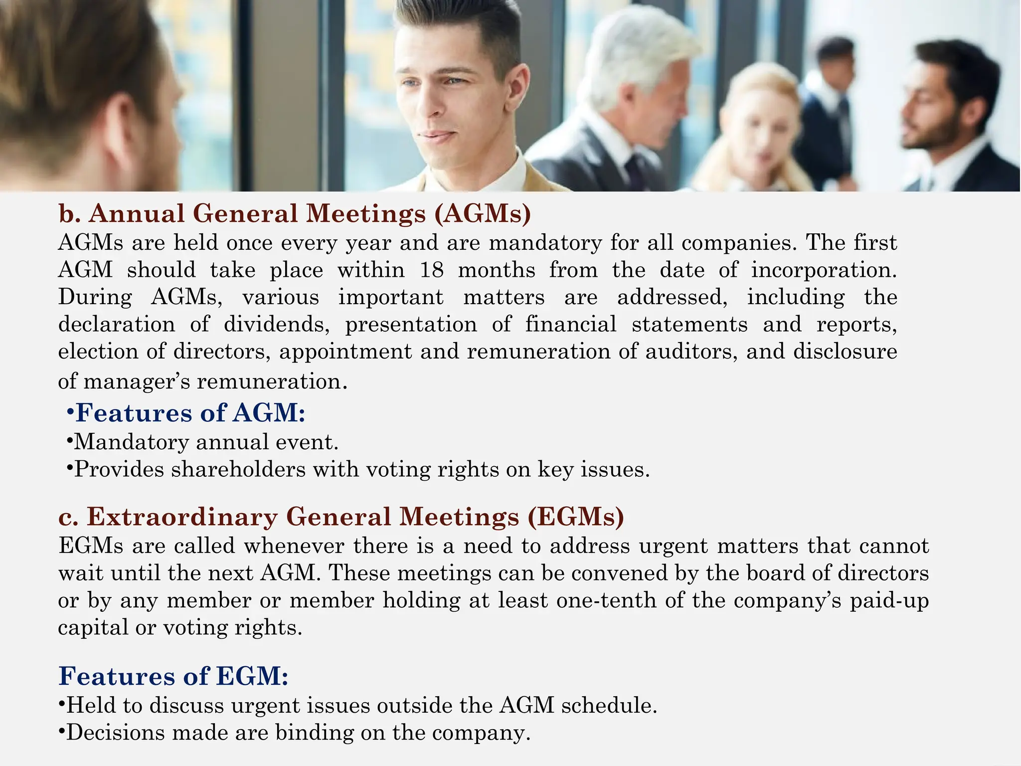 COMPANY meeting types and requisites of a meeting | PPTX