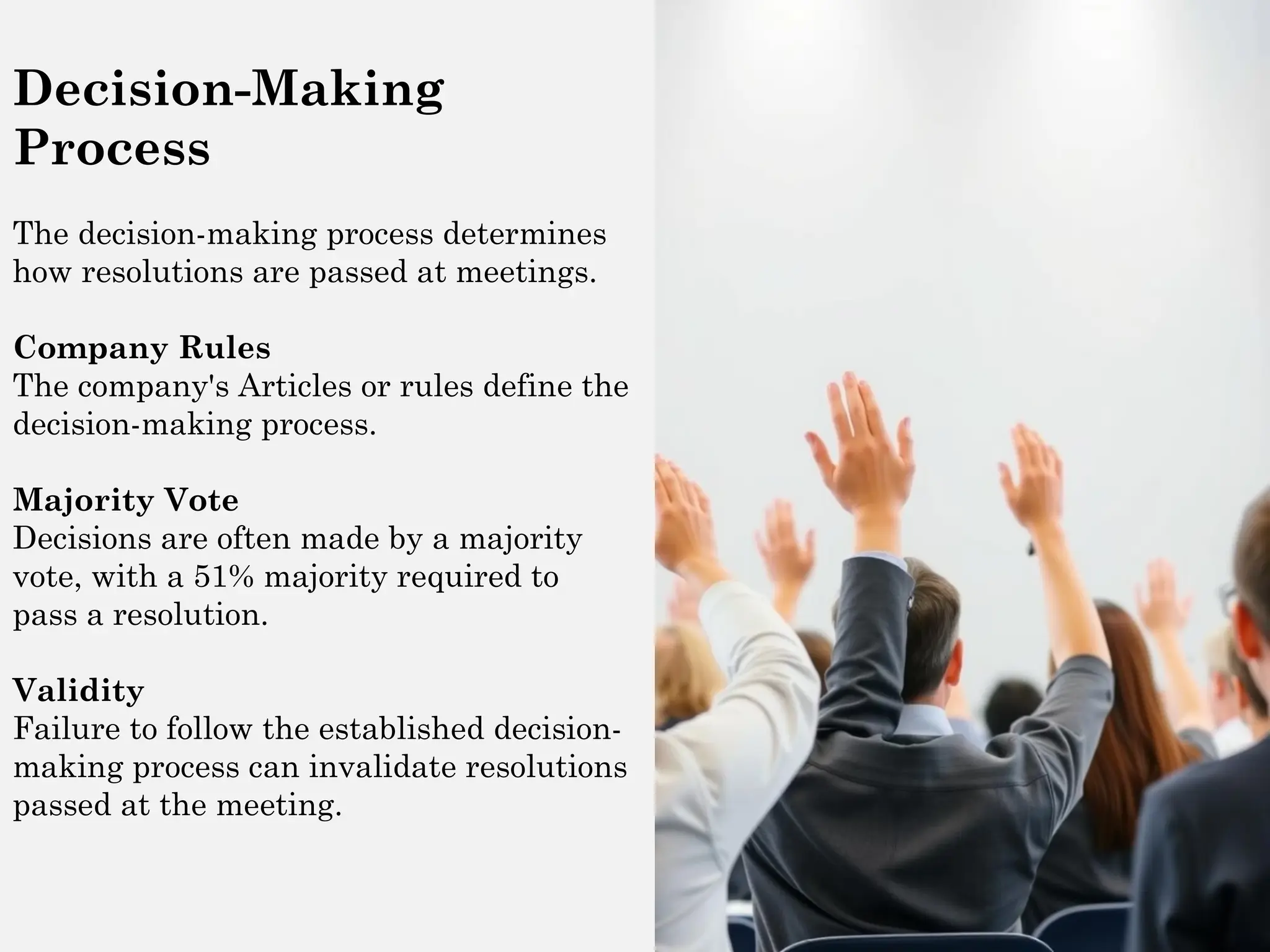 COMPANY meeting types and requisites of a meeting | PPTX