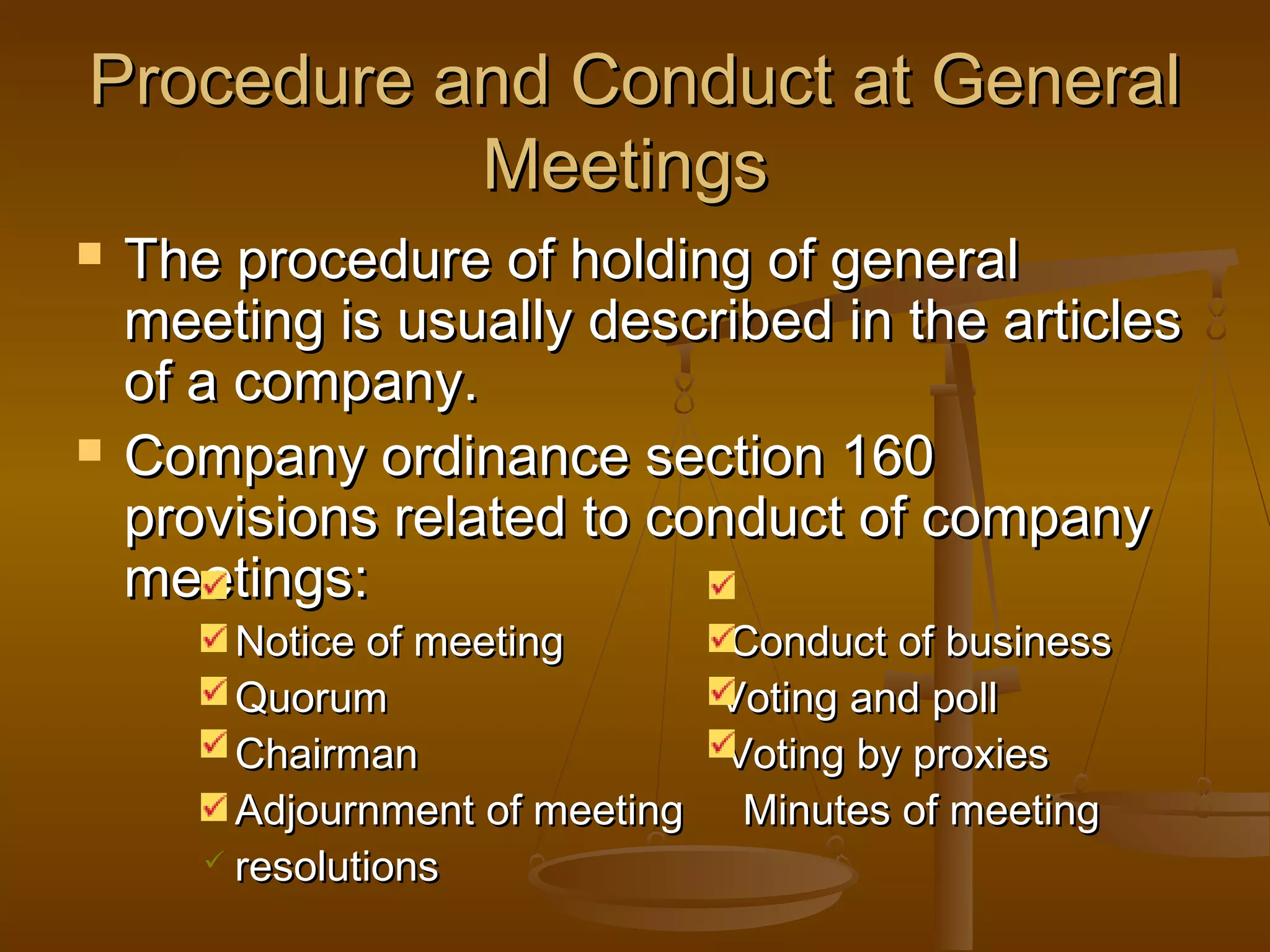 Company meetings | PPT
