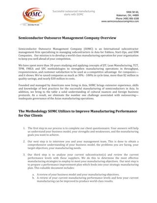 Company Overview | PDF | Manufacturing Industry | Industries